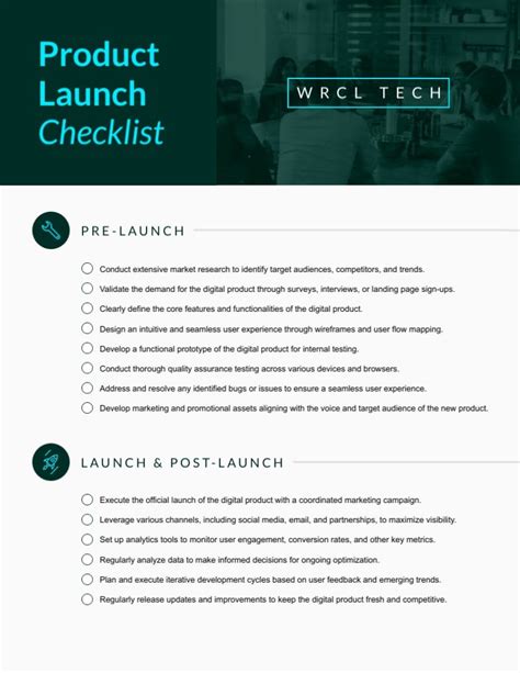7 Product Launch Checklist Templates To Plan Your Launch