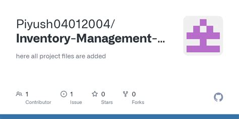 Github Piyush04012004inventory Management System In Python Here All Project Files Are Added