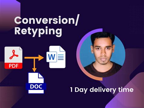Pdf To Word And Word To Pdf Conversion Editable Word Documents Retyping Upwork