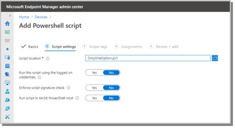 how to deploy any script with ms intune