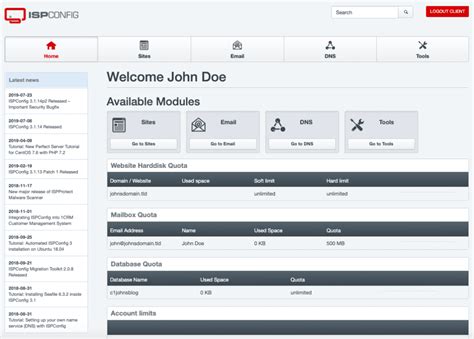 Top 10 Free Open Source Web Hosting Control Panels