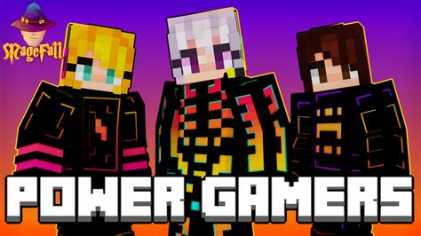 Power Gamers By Magefall Minecraft Skin Pack Minecraft Bedrock