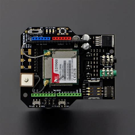 Купить dfrobot оригинальный simcom sim908 gps gprs gsm щита три в одном