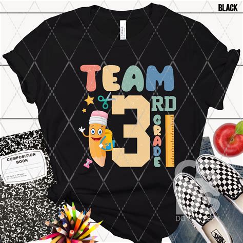 Dtf Transfer Dtf005680 Team 3rd Grade Csds Vinyl
