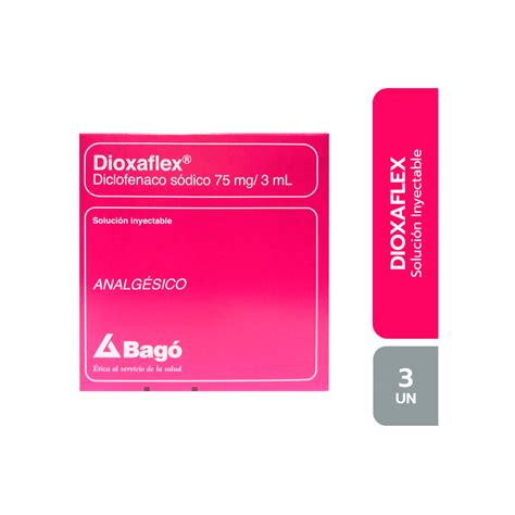Dioxaflex 75mg3ml Solución Inyectable Boticas Hogar Y Salud