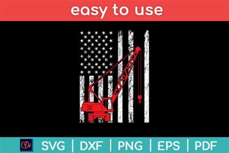 5 American Flag Heavy Equipment Operator Svg Designs And Graphics