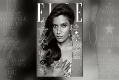Video Mindy Kaling Loves Her Elle Cover Abc News