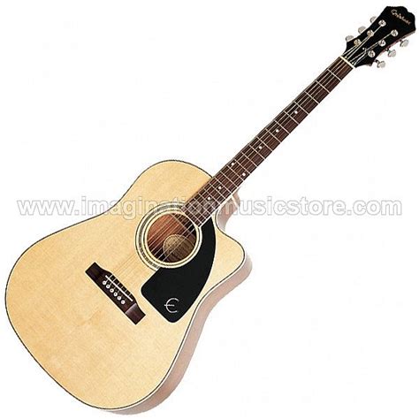 Jual Epiphone Aj 220sce Advanced Jumbo Acoustic Electric Guitar Natural