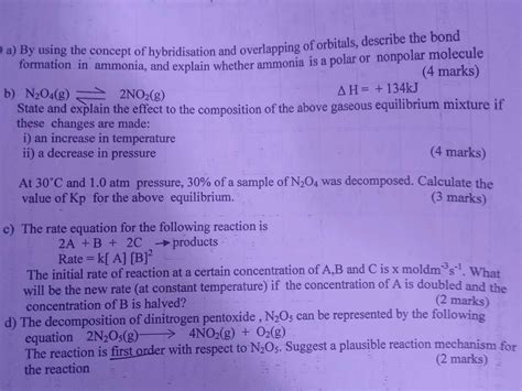 A By Using The Concept Of Hybridisation And Overlapping Of Orbitals