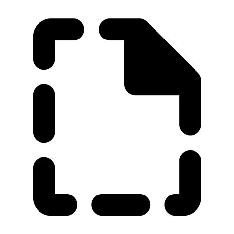 File Dotted Bold Vector SVG Icon SVG Repo