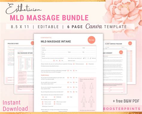 Lympatic Drainage Massage Consent Forms Lymph Drain Massage Therapist