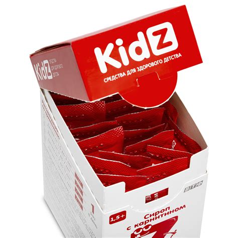 Kidz: Сироп с карнитином для повышения аппетита у детей