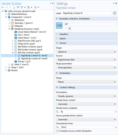 Multibody Dynamics Module Updates COMSOL Release Highlights