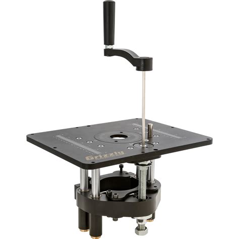 Router Lift With 12 X 9 Table Insert Grizzly Industrial Inc