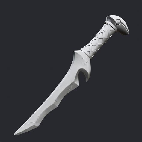 3d Printable Fighting Dagger 3d Model By Print Space