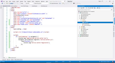 Create Pwa With Blazor And Asp Net Core 3 Preview By Goh Chun Lin Blazor Pwa Medium