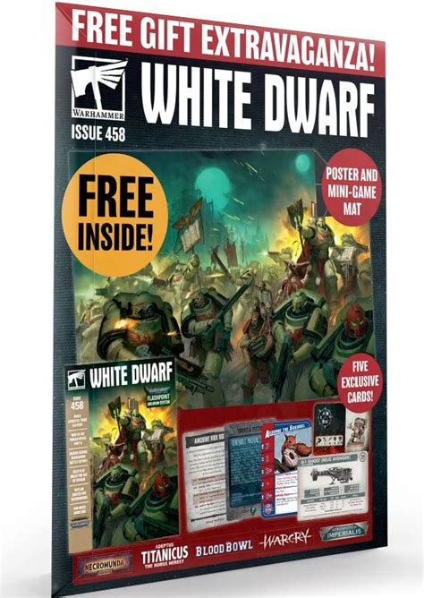Časopis White Dwarf 2020 11 Issue 458 plakát a karty Xzone cz