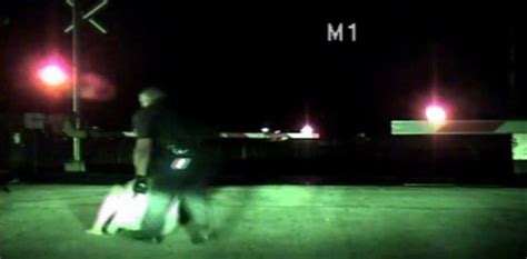 See It Texas Cop Saves Woman From Being Hit By Train With Seconds To