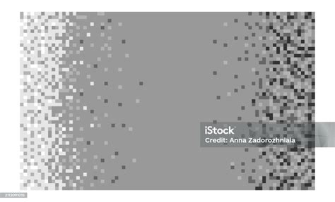 Pixel Background In Grey Tones Grey Pixelated Patterns Halftone
