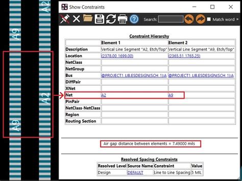 Allegro Tip Of The Week Wondering How To See The Constraints Between Any Two Objects