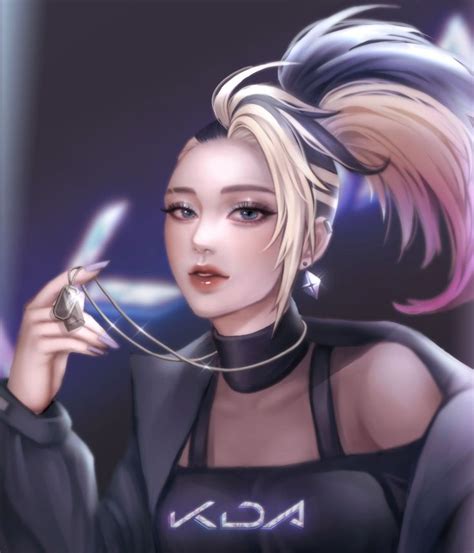Kda Akali By Garnet111 Lol League Of Legends League Of Legends