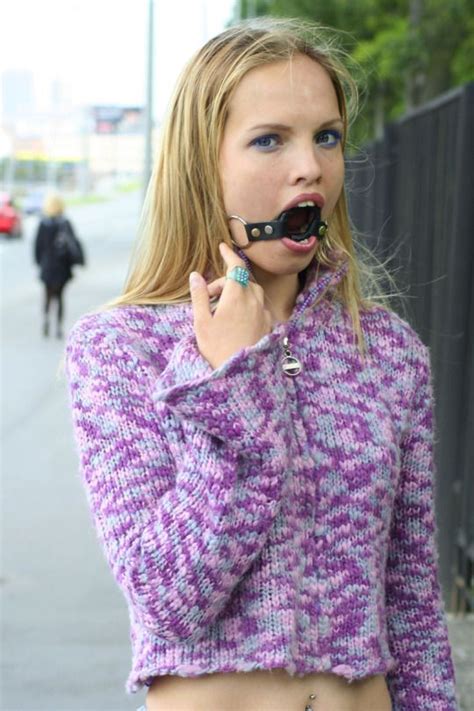 Gagged Outdoors Scrolller