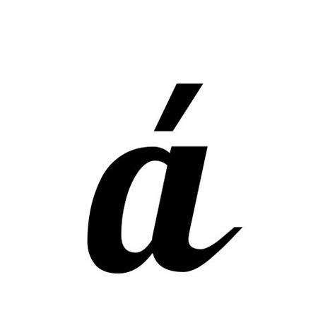 á Latin Small Letter A With Acute Lobster1 1 Regular Graphemica
