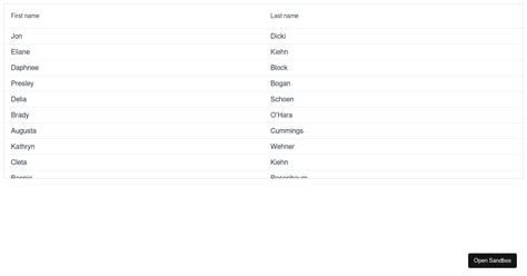 Vaadin Grid Quirks Codesandbox