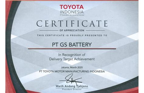 Sertifikat And Penghargaan