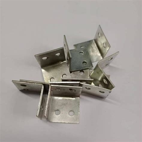 10 Pices 4 Hole Small Ms Corner Braces Angle Brackets Silver Bd