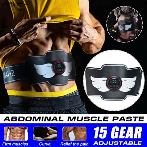 Máy Massage Bụng Cao CẤp Đai Rung Nóng Máy Rung Giảm Mỡ Bụng 6 Chế