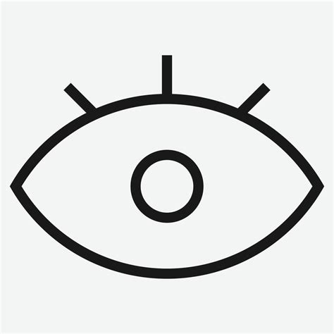 Ojo Cuidado Línea Icono 52687152 Vector En Vecteezy