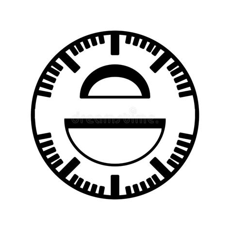 Protractor Rule Isolated Icon Stock Vector Illustration Of Vector Object 79824742