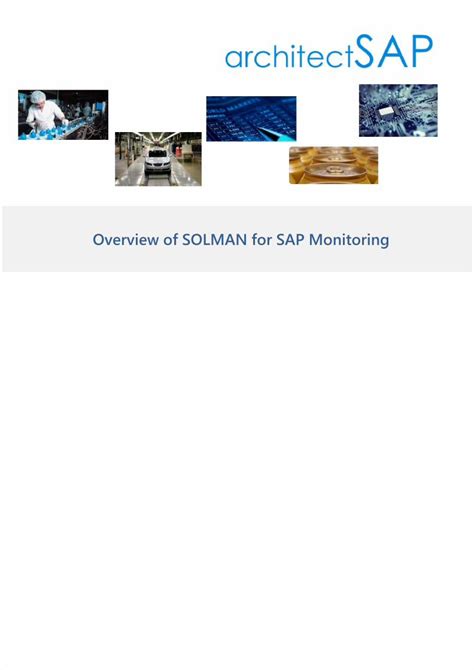 pdf overview of solman for sap monitoring dokumen tips