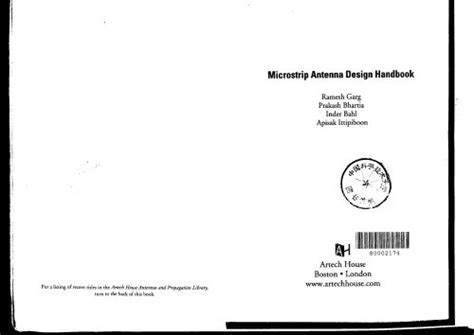 خرید و قیمت دانلود کتاب Microstrip Antenna Design Handbook Artech
