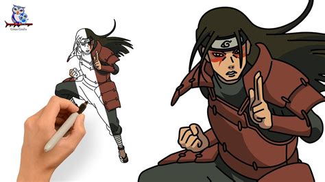 How To Draw Hashirama Senju Sage Mode Naruto Youtube