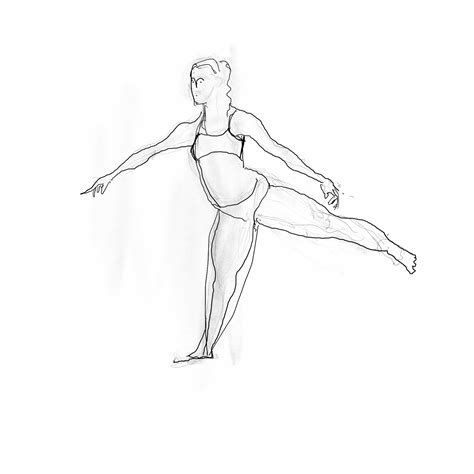 Girl Falling Drawing