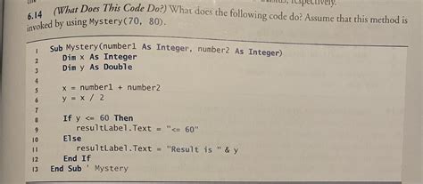 Solved What Does This Code Do What Does The Chegg Com