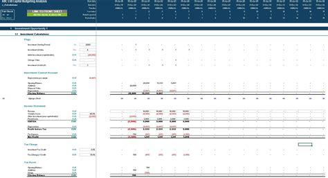 Capital Budgeting Excel Model Template Eloquens