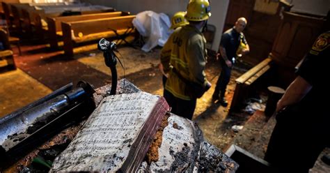 Arson Investigation Underway After Fire Damages Los Angeles Church For