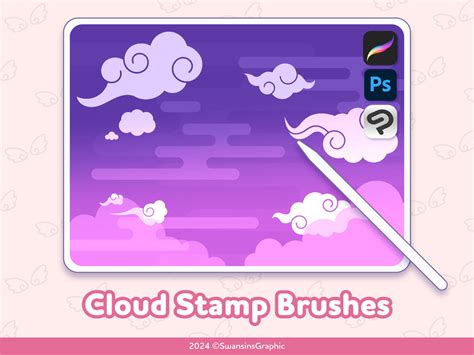 Cloud Stamp Brushes By Swansinsgraphics On Deviantart