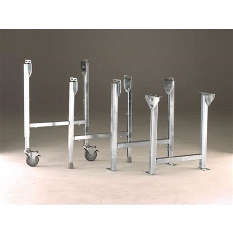 Shop Gravity Fed Conveyor Track Stands With Rubber Feet Zoro Uk Business Supplies