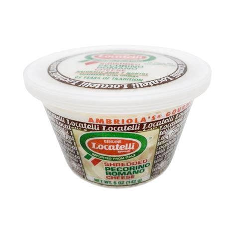 Locatelli Pecorino Romano Shredded Cups Euro Usa