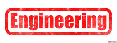 Engineering Text Effect And Logo Design Word
