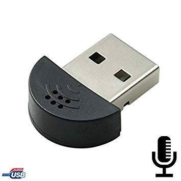 Mini USB Microphone For Computer Laptop Desktop Driver Free Black Model MI 305 UGE Electronics