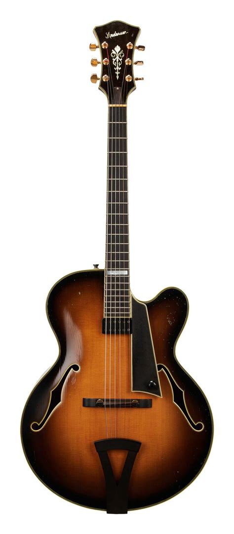 At Auction Brian Nova 1991 Andersen Model 17 Custom Archtop Guitar