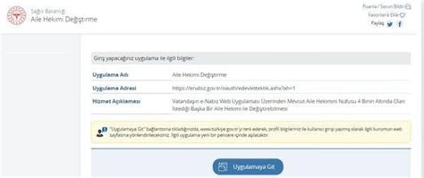 Aile hekimliği nasıl değiştirilir E Devletten aile hekimi nasıl