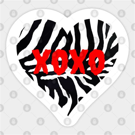 Xoxo Hugs And Kisses Xoxo Sticker Teepublic