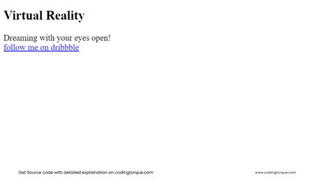 3d Vr Card Using Html Cssscss And Javascript Coding Torque Coding Torque