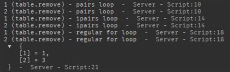 Tableremove Vs Tableobject Nil Scripting Support Developer